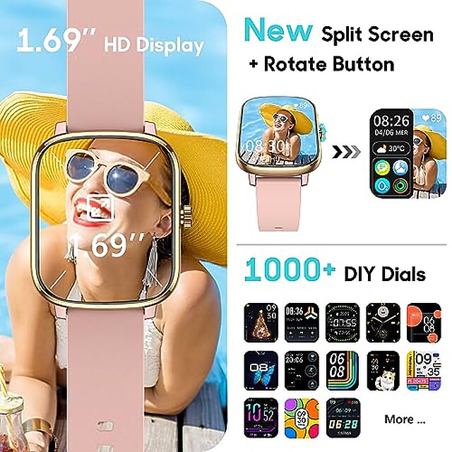 Popglory Smart Watch | Versatile Smartwatch for All | Unbeatable UK Offers