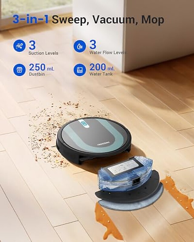 Proscenic 850t Robot Vacuum | Smart Home Cleaning Device | Best UK Price