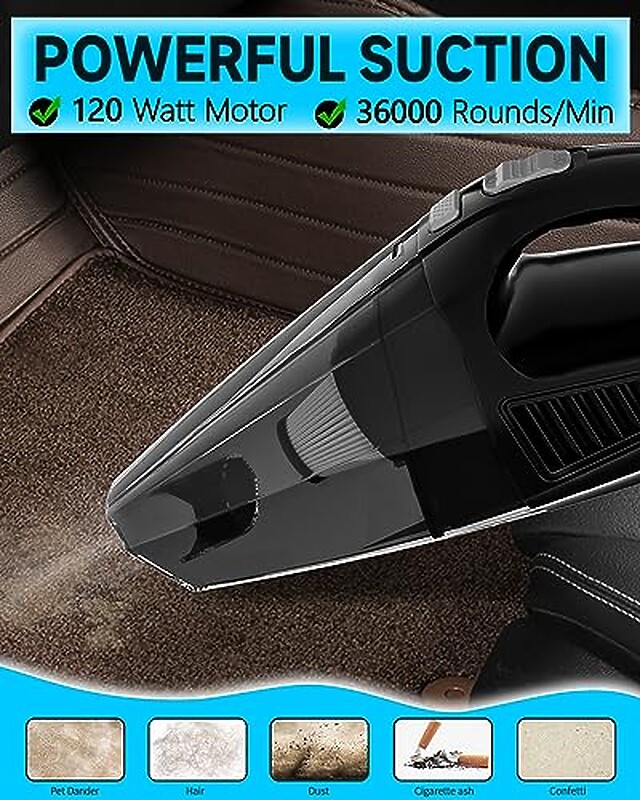 Temola Handheld Vacuum | Cordless Mini Hoover | Best UK Price